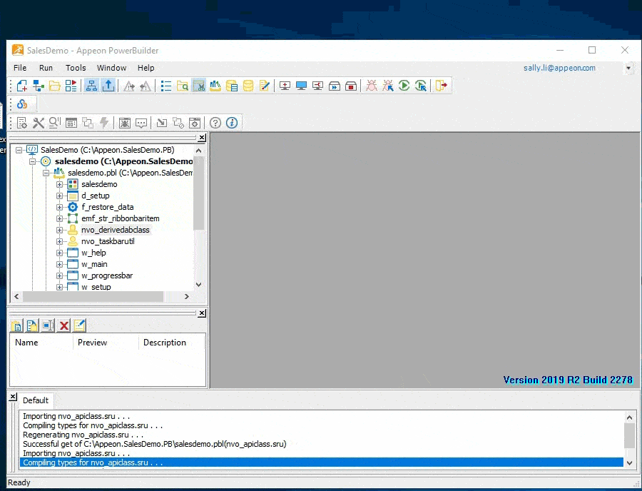 Error On Connecttonewobject For C Dll Function On Dev But Not In Exe